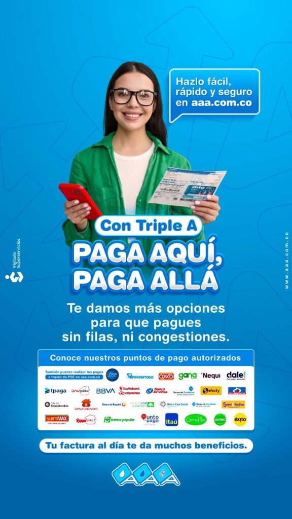 Triple A innova en pago de facturas con nuevos puntos - CMM Noticias